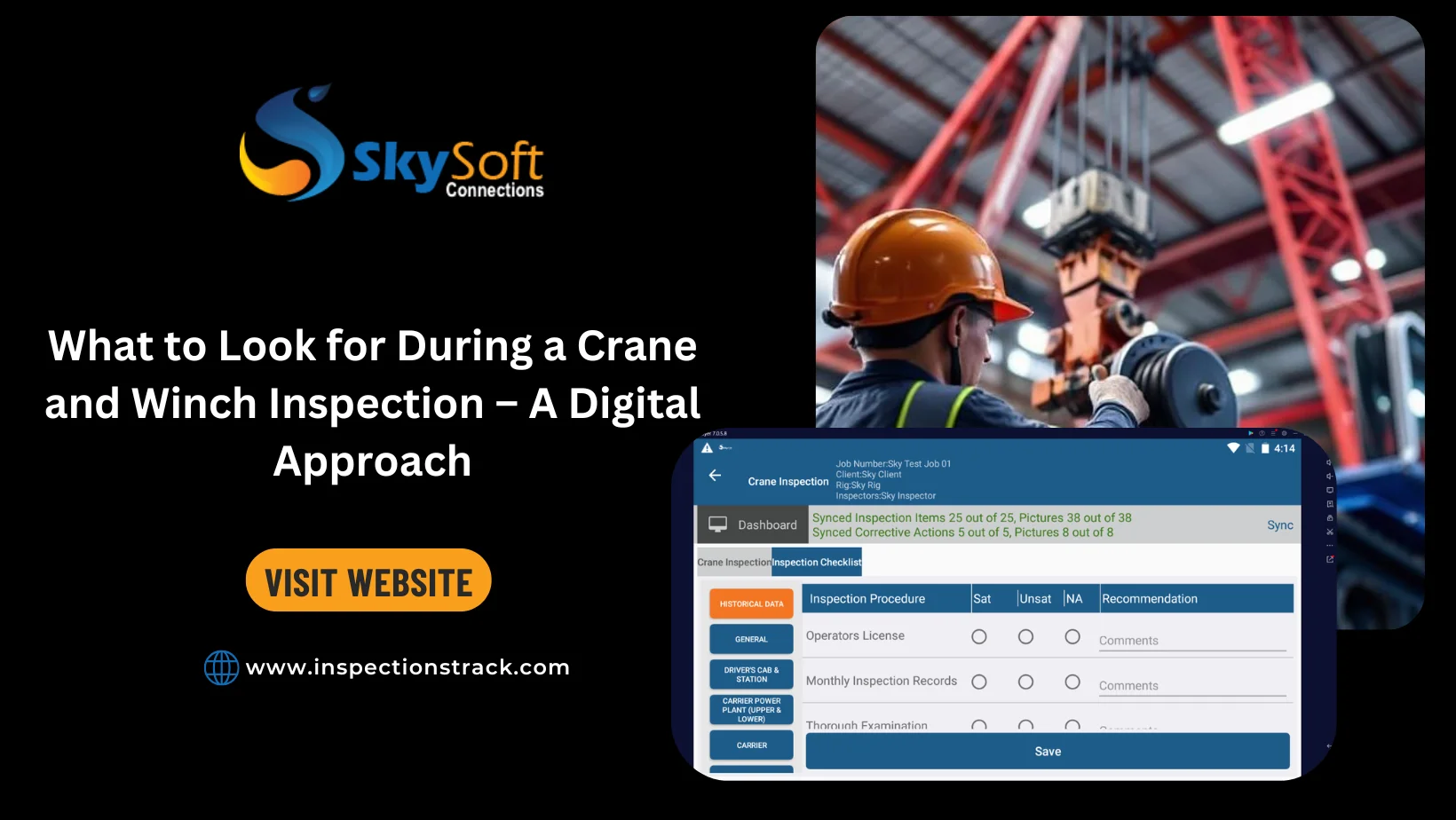 How to Inspect Cranes and Winches :Step By Step Guide - inspectionstrack